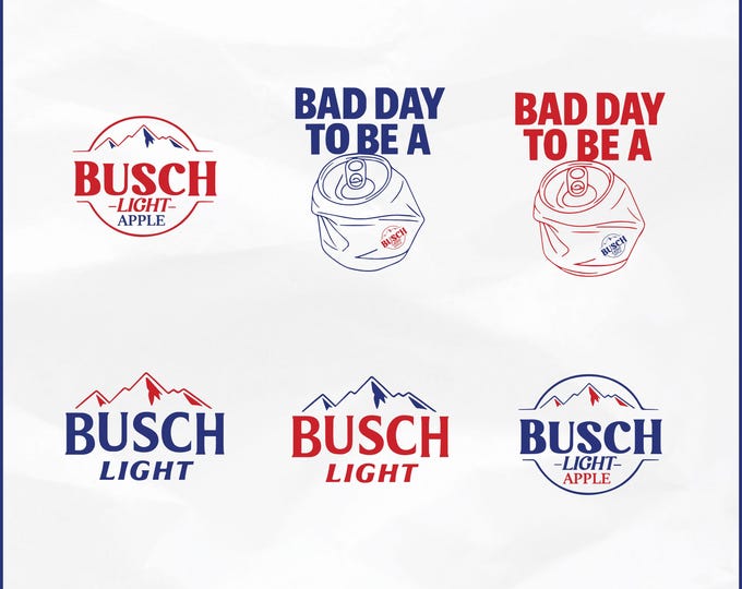 Busch Light Apple SVG and PNG. Cricut Compatible - Etsy Canada