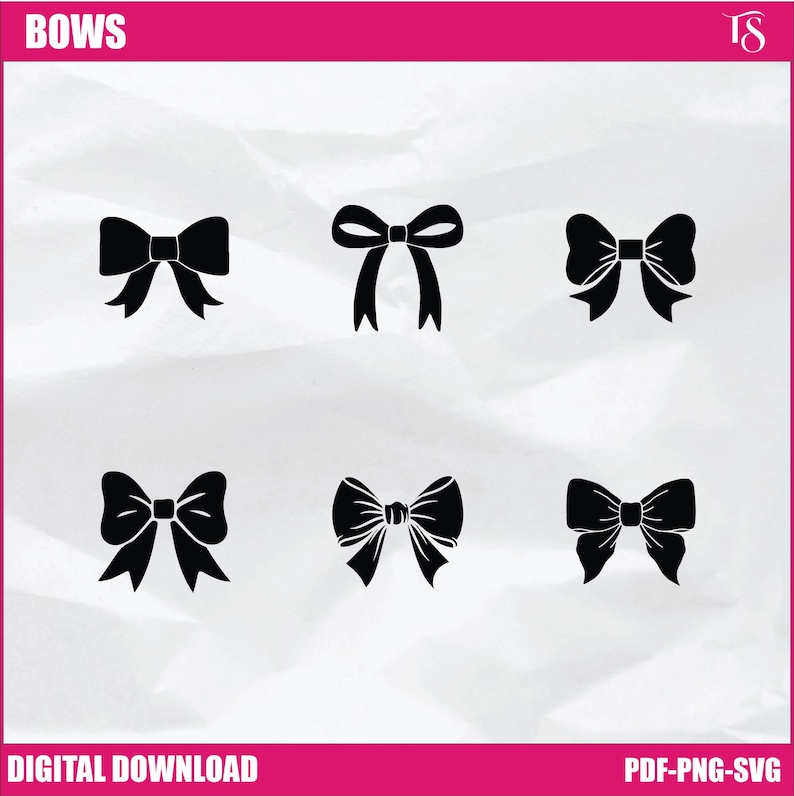 Ribbon Bow SVG Bundle, Ribbon SVG, Bow Svg, Present Svg, Bow Tie SVG ...