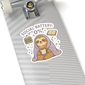 Cute Sloth Kiss Cut Stickers - Etsy Canada