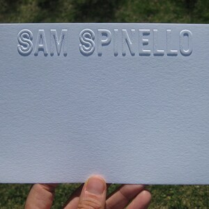 Custom Corporate Embossed Logo Stationery Notecards - Etsy