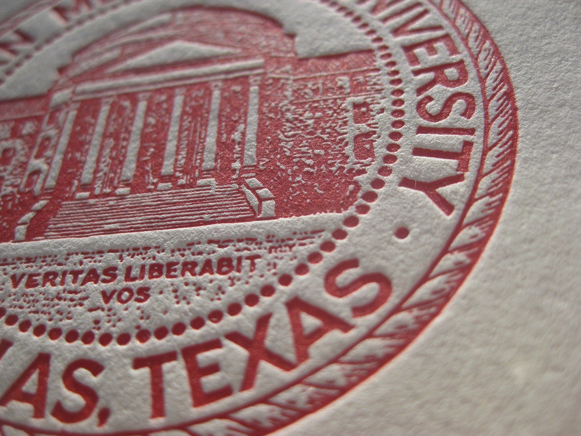 College Crest Custom Letterpress Graduation Announcements - Etsy