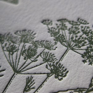 Rosemary & Basil Custom Letterpress Wedding Save the Date - Etsy