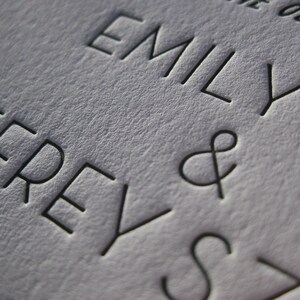 Rosemary & Basil Custom Letterpress Wedding Save the Date - Etsy