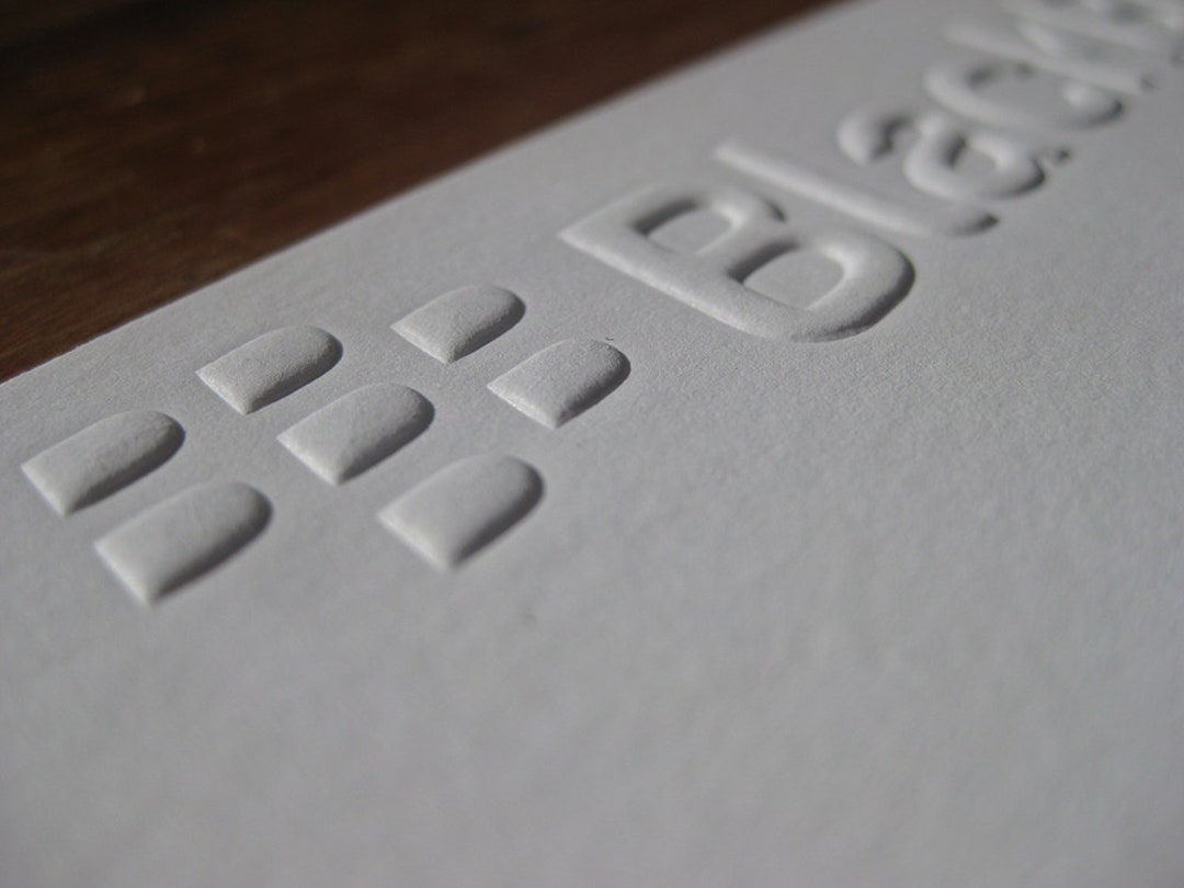 Custom Business Logo Embossed Stationery - Etsy