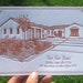 Custom Hand Drawn House Portrait Letterpress Moving Cards - Etsy