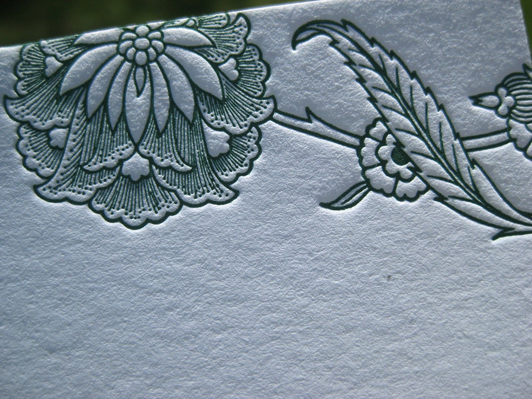 Classic Chic Custom Personal Letterpress Stationery - Etsy