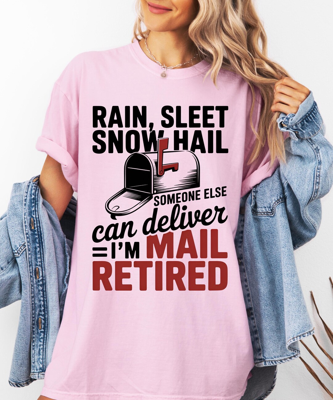 Funny Mail Carrier Retirement PNG: Postal Worker Humor (digital ...