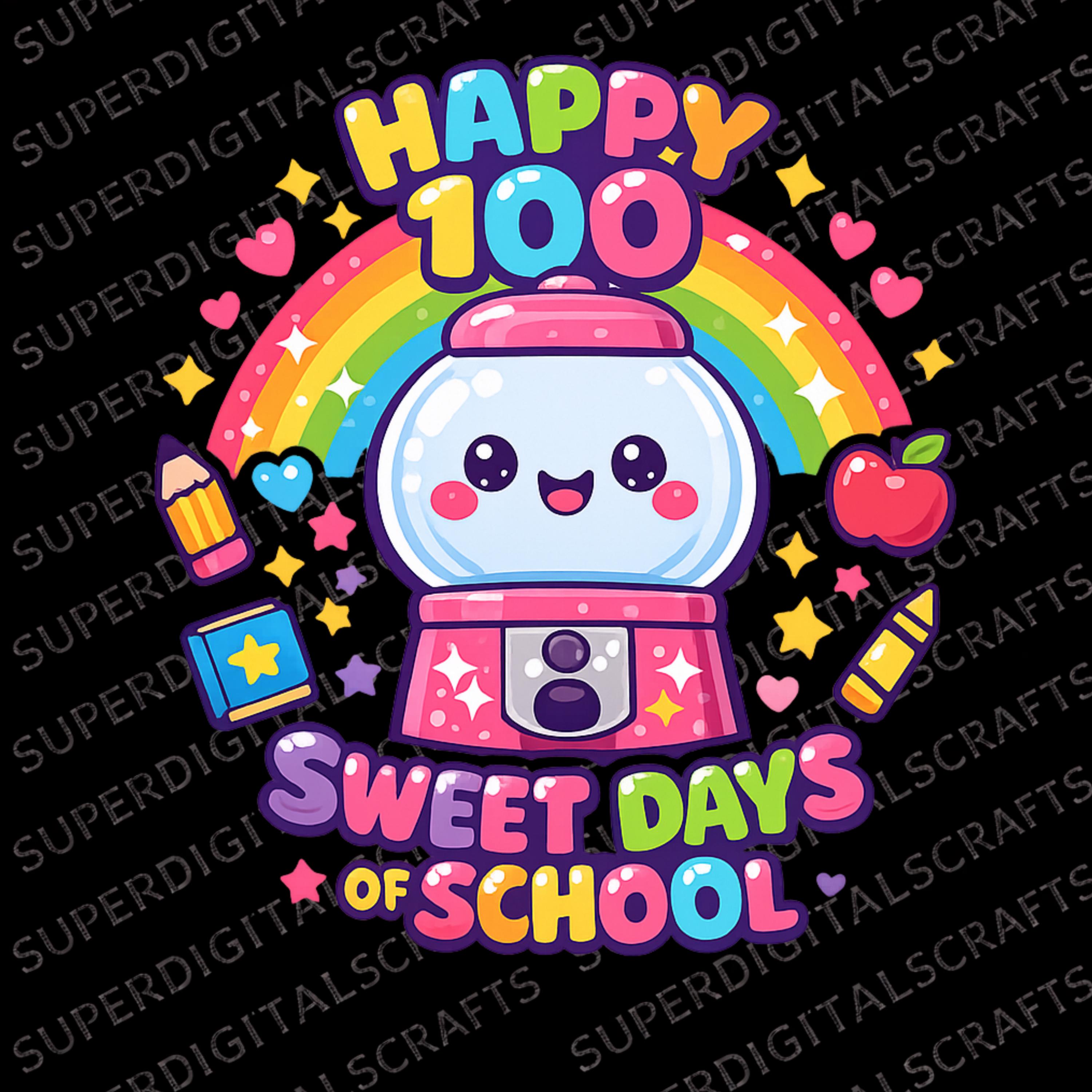 100 Days of School PNG | Blank Gumball Machine DIY | 100th Day ...