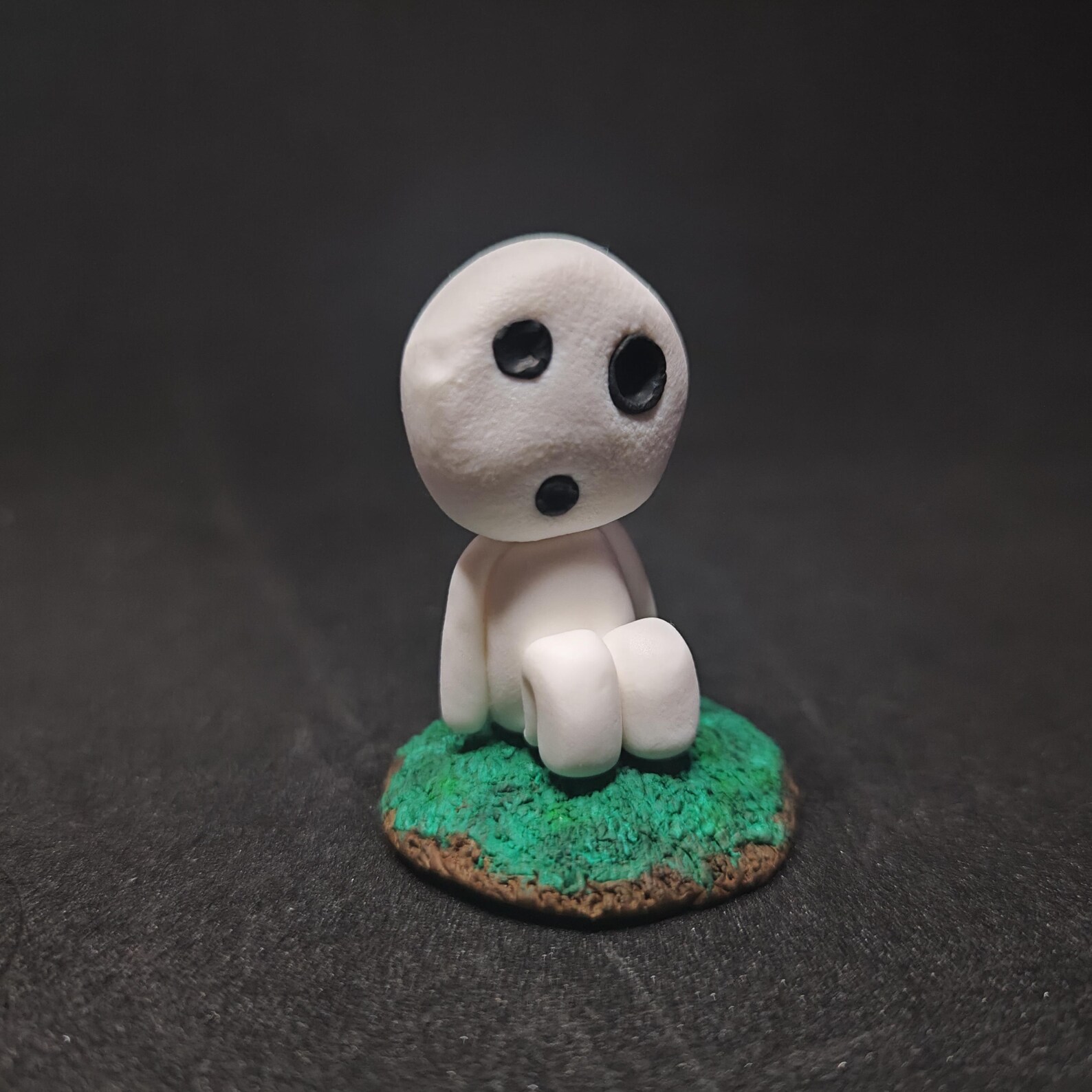 Kodama Figure From Mononoke Princess Ghibli Film Made With Polymer Clay ...