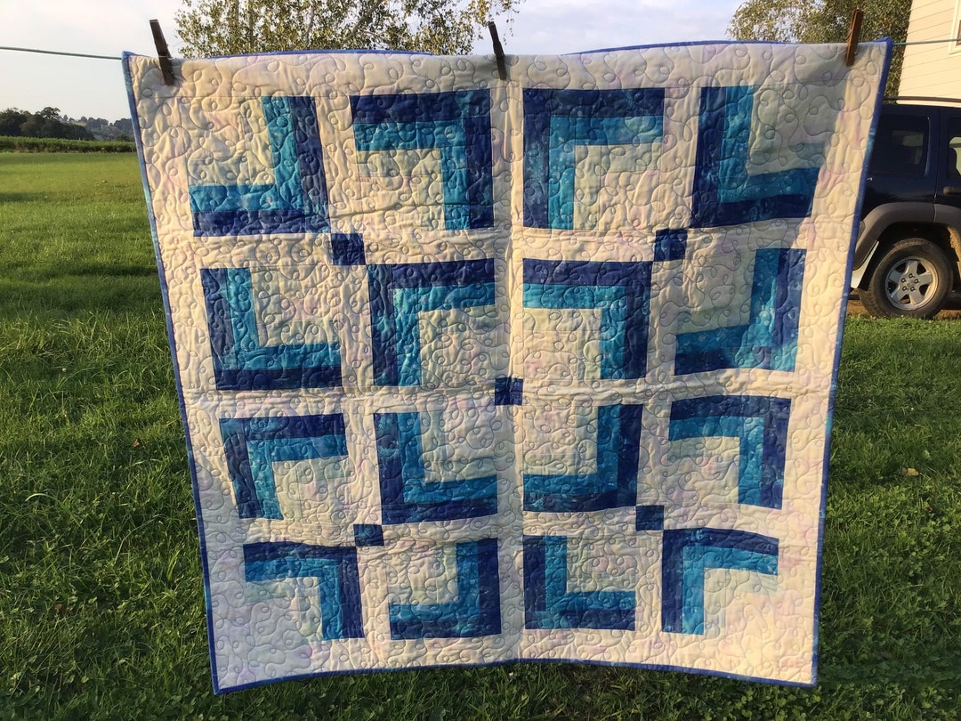 Add a Touch of Modern Elegance to Your Decor With Our Blue Log Cabin ...