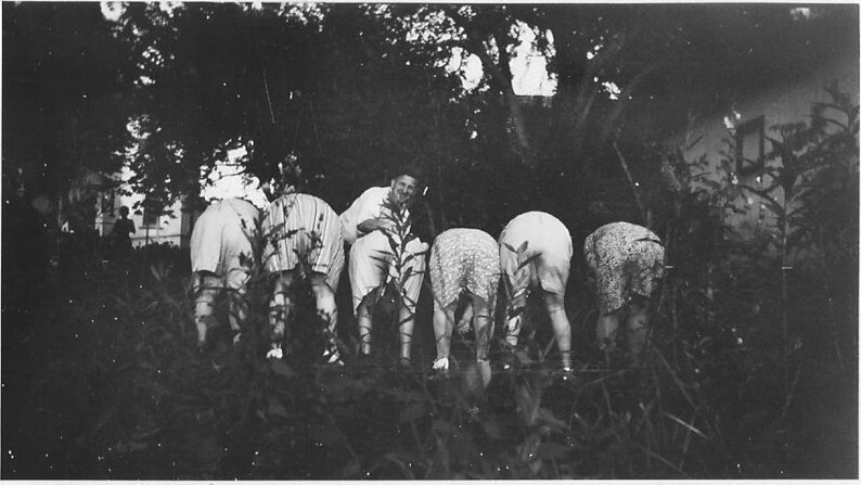 Vintage Photo Bottoms Up Women Bending Over 1940's | Etsy