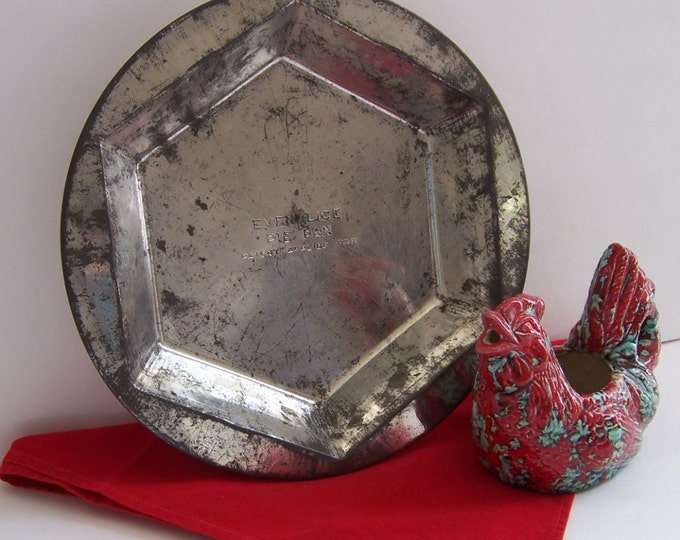 Vintage Pie Tin - Even Slice Pie Pan - Hexagon Shape - Etsy