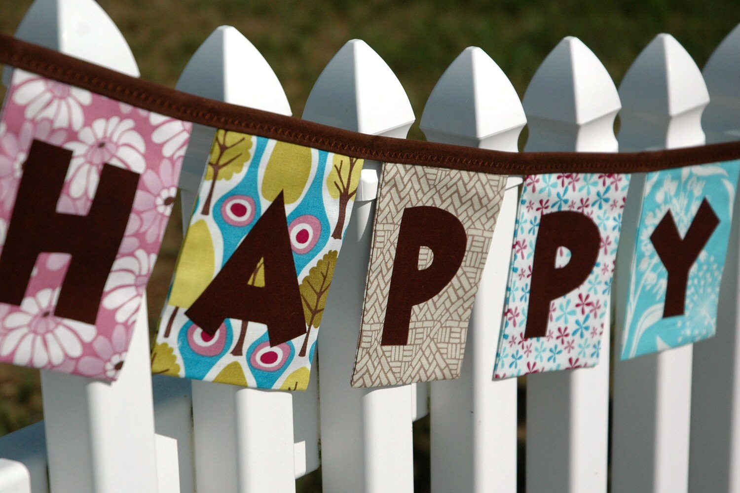 READY TO SHIP! Reusable Fabric Bunting, Banner, Pennant, Flag, Garland ...