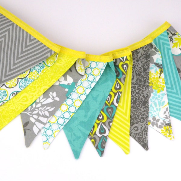 Grey Chevron Banner - Etsy