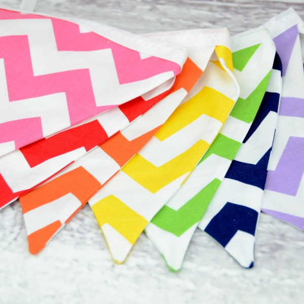 Chevron Pennant - Etsy