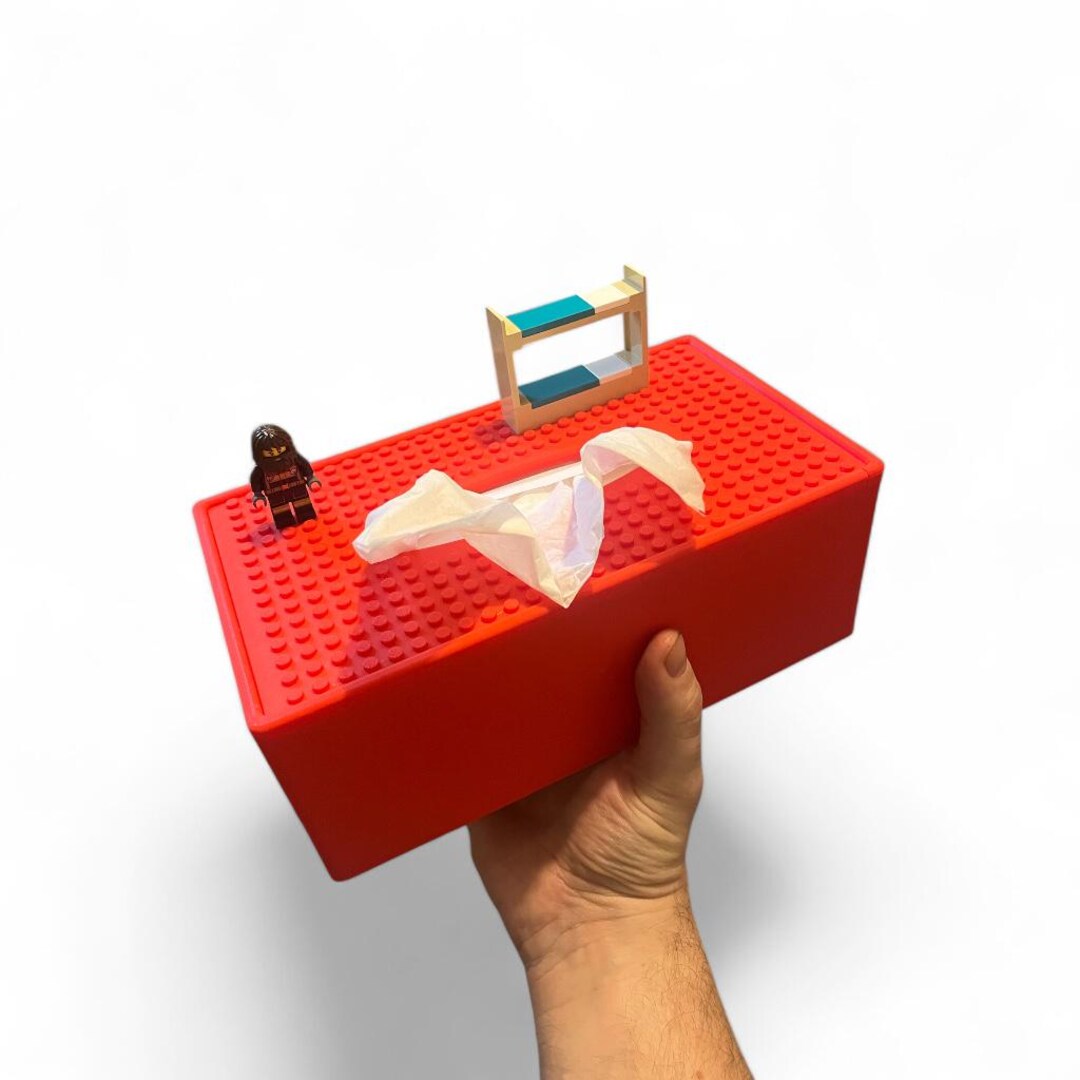 Lego Compatible Tissue Box - Modern Home Decor - Etsy