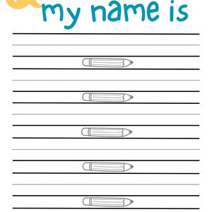 Printable Name Tracing Worksheet: Handwriting Practice Activity (PDF ...