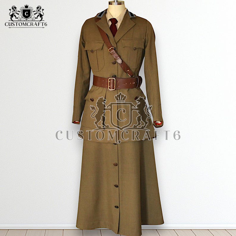 Handmade WW1 US Army Uniform for Women | 1914-1918 Reenactment Costume ...