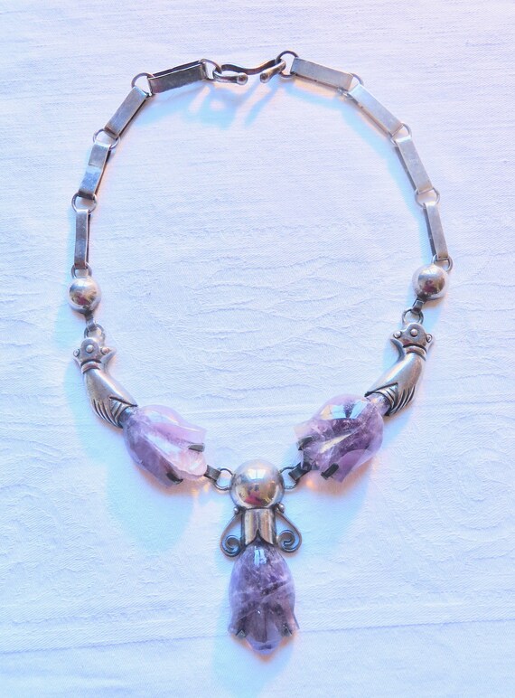 1940's William Spratling Style Taxco Mexico Amethyst … - Gem