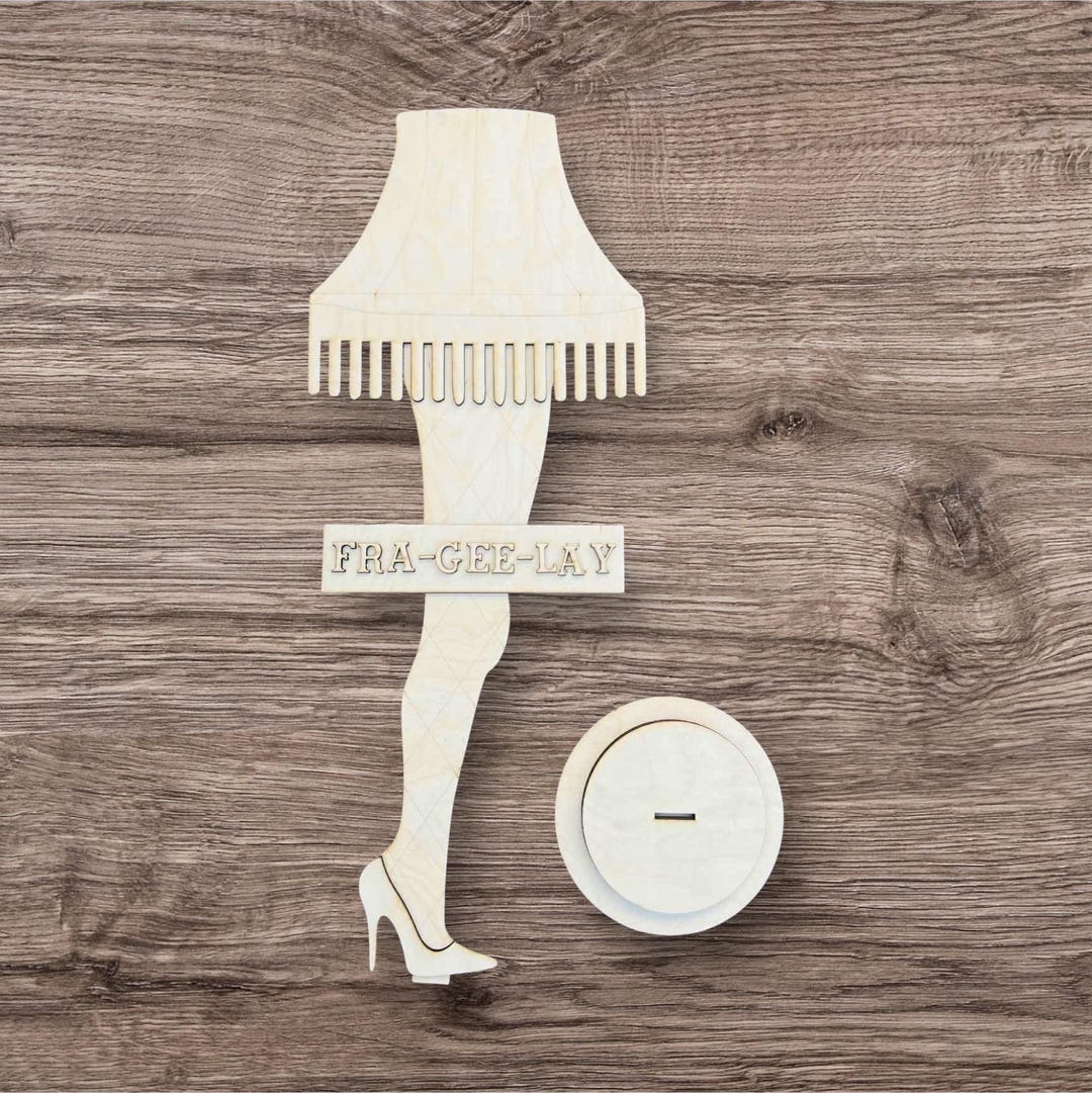 Limited Edition - Leg Lamp. 20” Tall X 10” Wide DIY Wood Kit. - Etsy