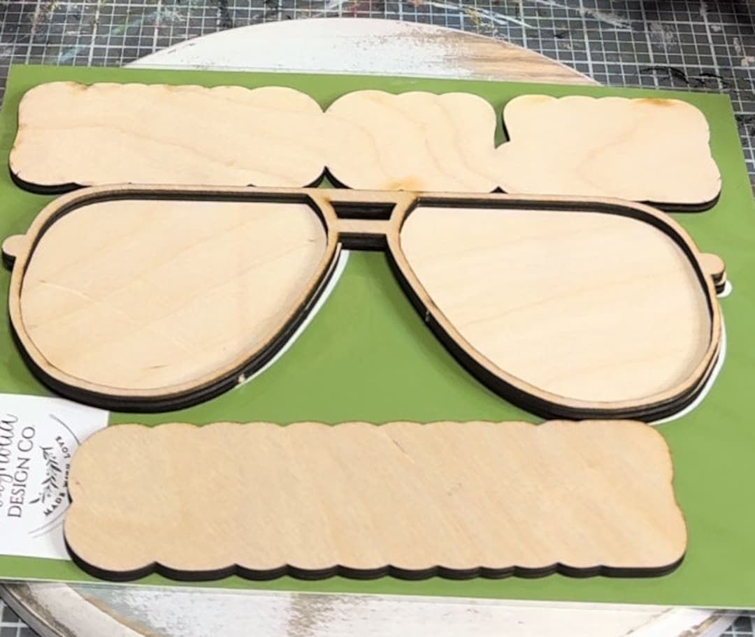 Wood Cut Outs. These Coordinate With the Stencil Pictured. the Stencil ...