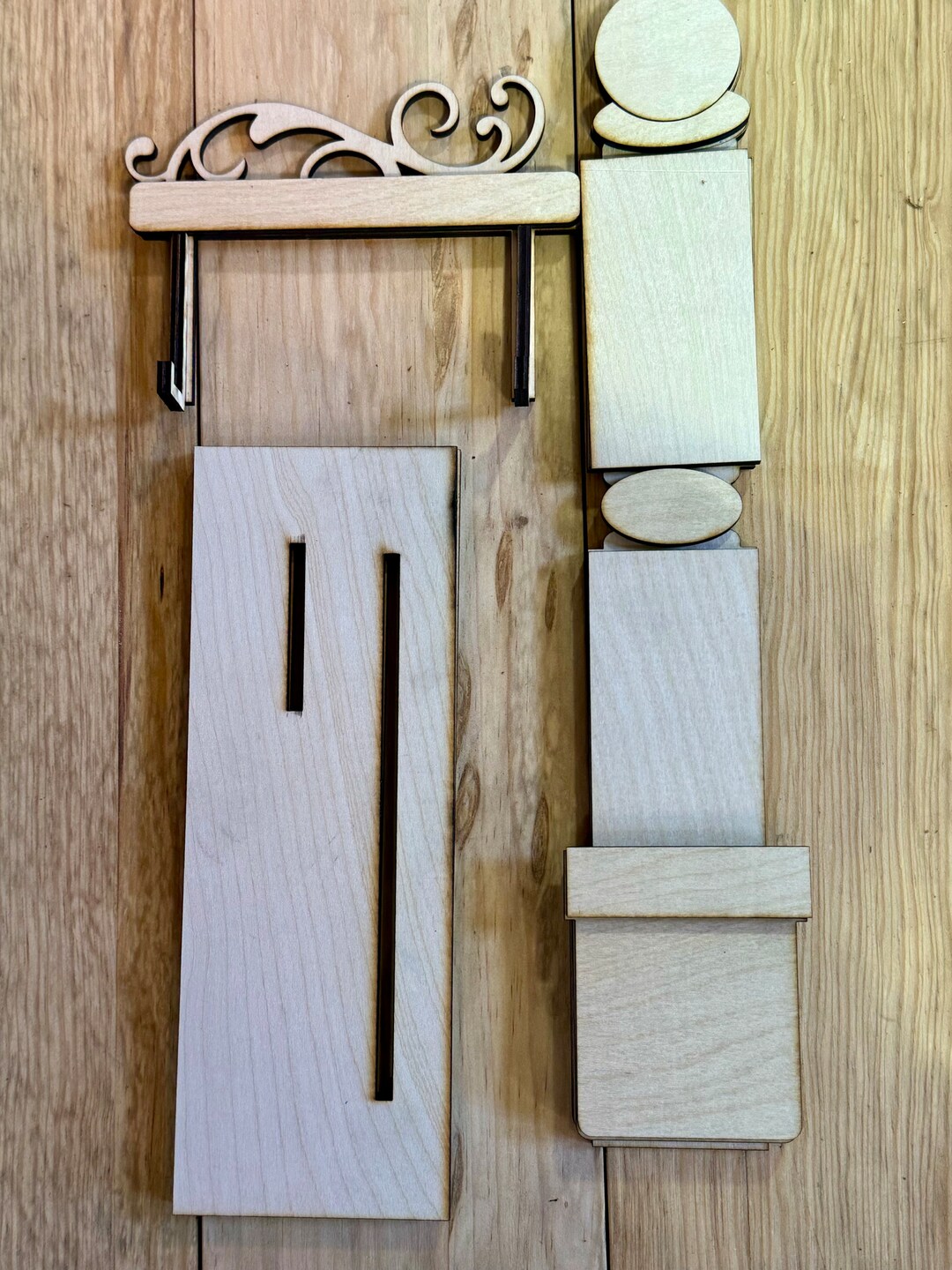 Wooden Vintage Sign Post Kit With Interchangeable Holiday Sets ...