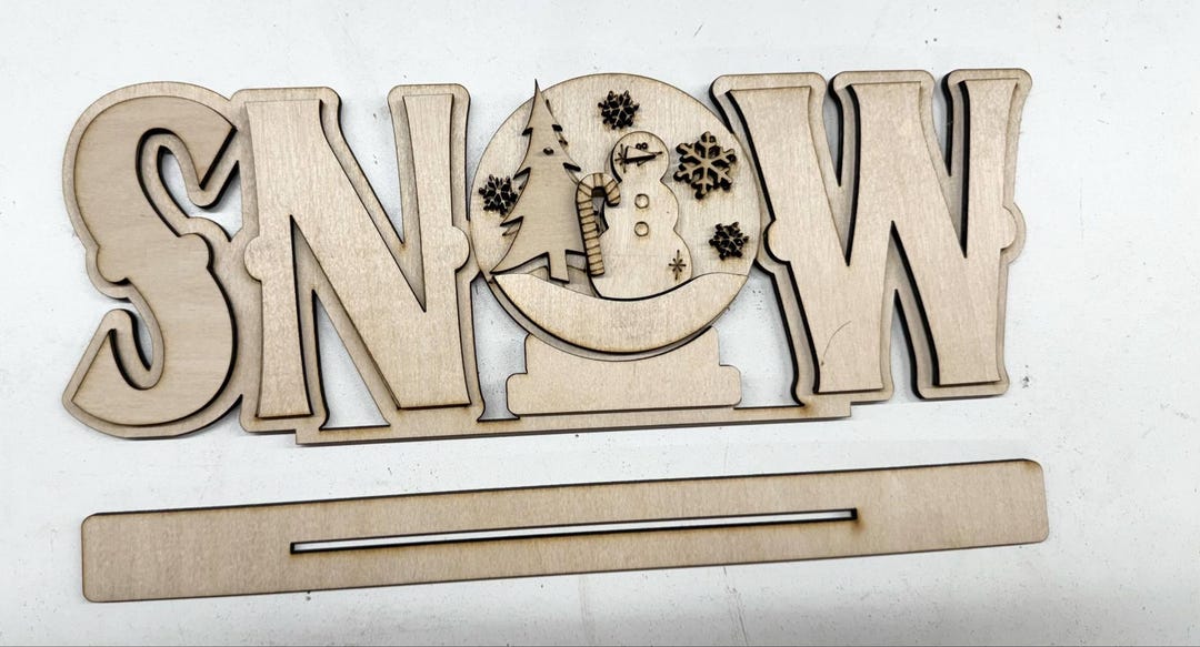 Snow Shelf Sitter Home Decor DIY Kit - Etsy