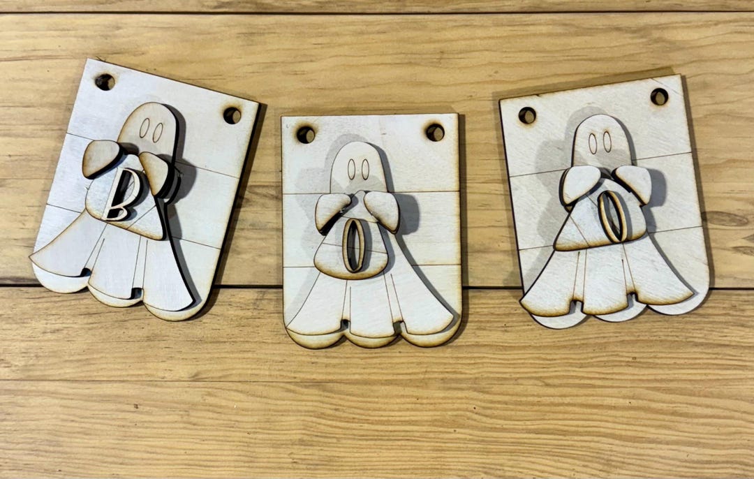 Picket Fence Ghost Banner Interchangeable Set. DIY Home Decor Kit. - Etsy