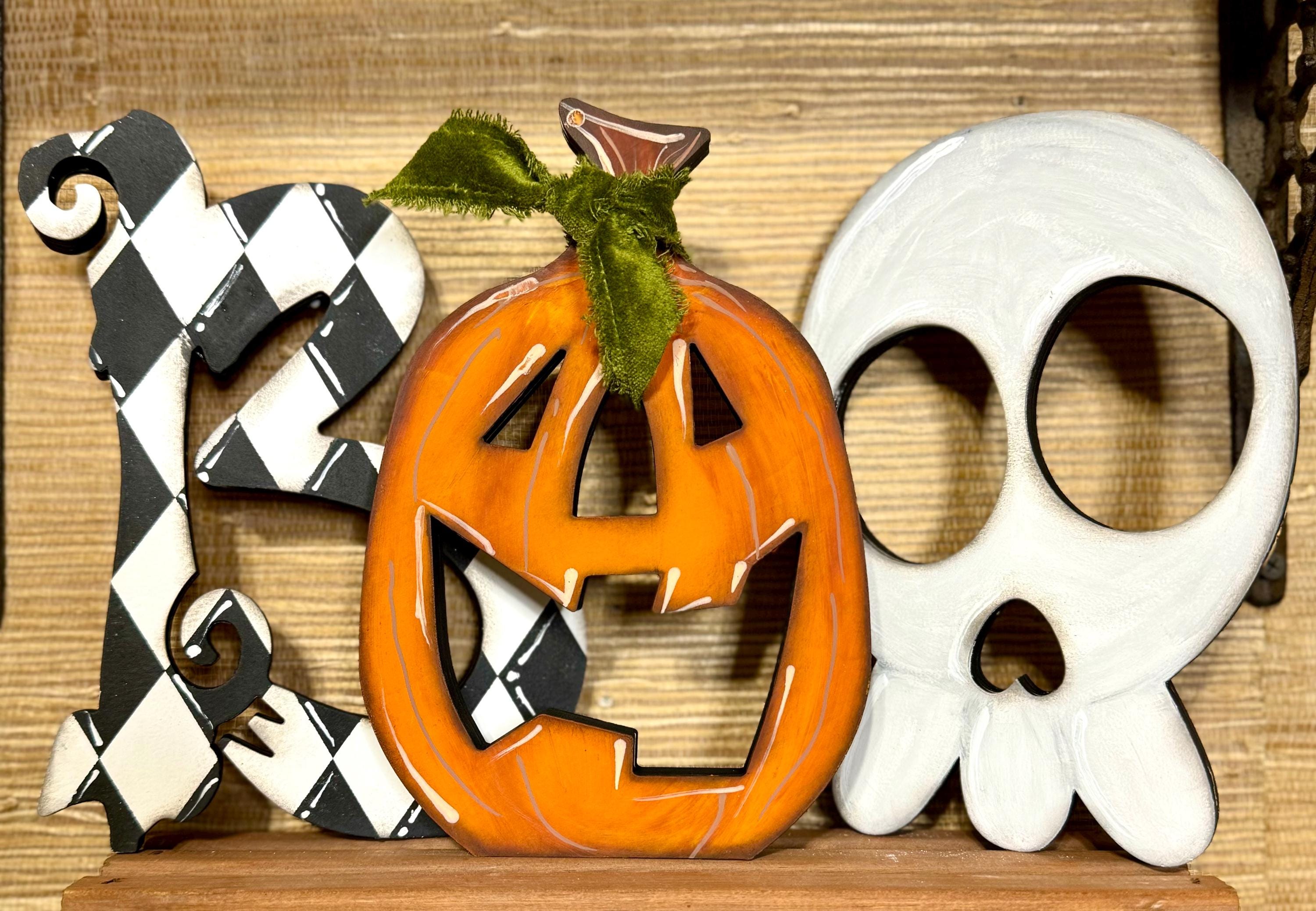 Boo Shelf Sitter. DIY Home Decor Kit. - Etsy