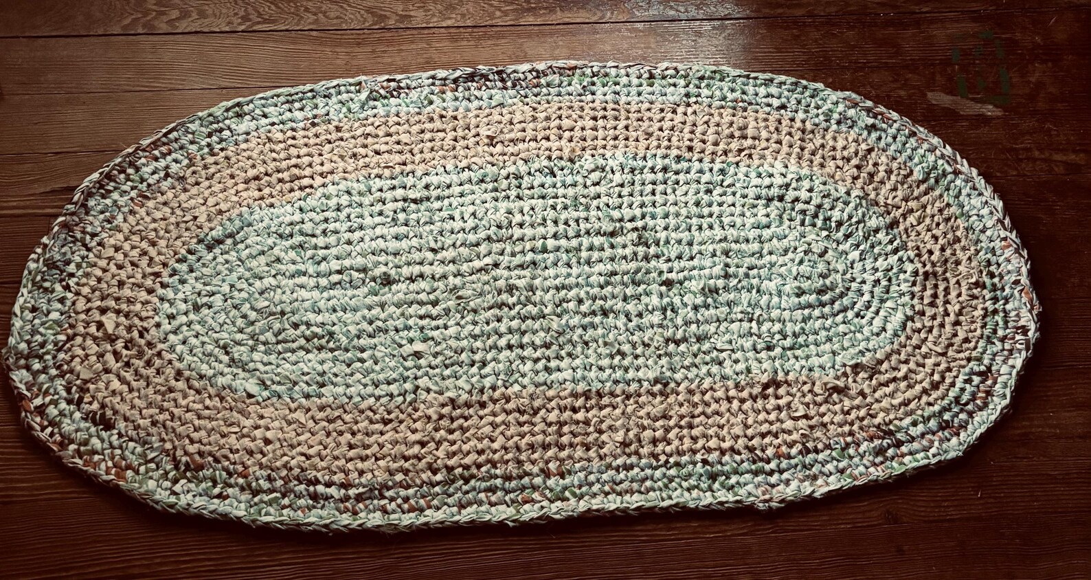 Oval, Rag Rug, Crochet, Large, Beautiful, Knot Freehomemade, - Etsy