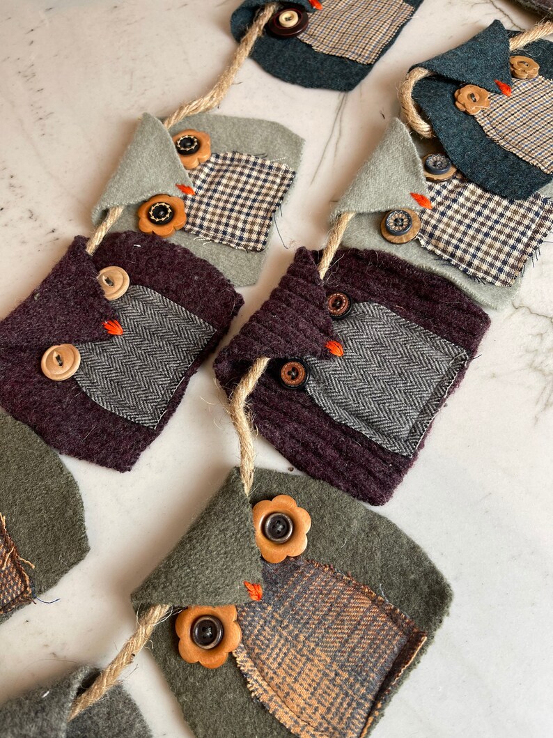 Primitive Owl Garland Rustic Fall Thanksgiving Decor - Etsy