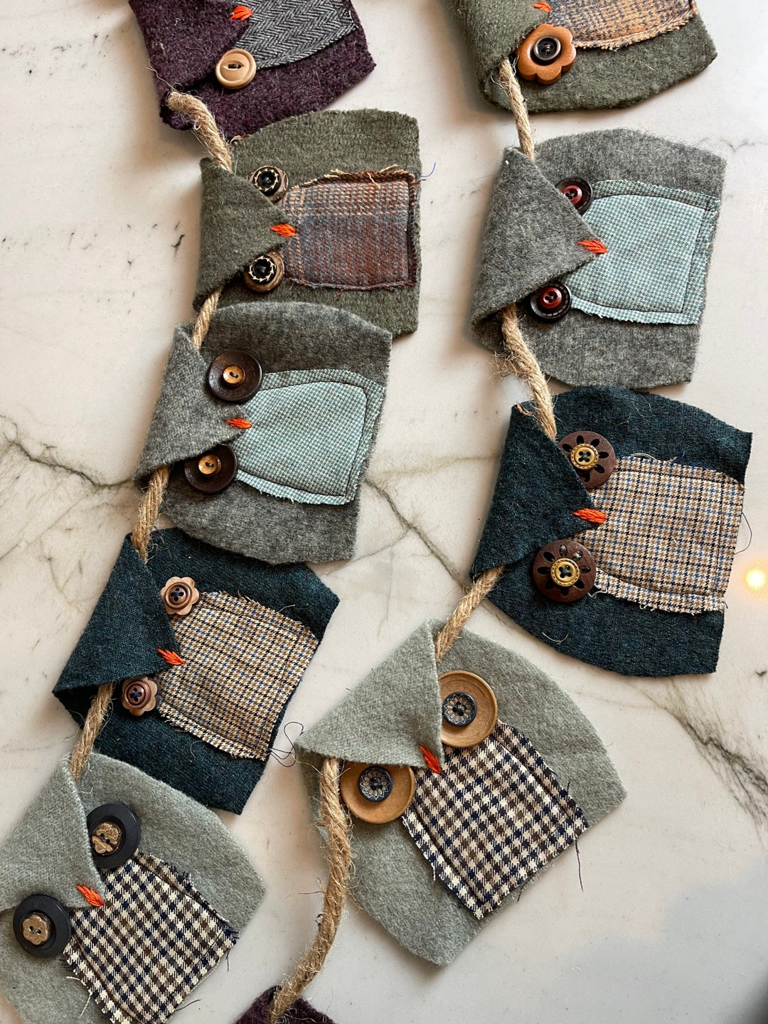 Primitive Owl Garland Rustic Fall Thanksgiving Decor Garland Sold by ...