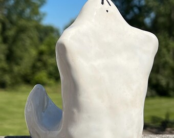 Pocket Ghost Handmade Ceramic Crackle Ghosts Halloween Decorations - Etsy