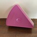 Vintage Tupperware Single Pie Slice Keeper #269 Pink Bottom With Clear ...