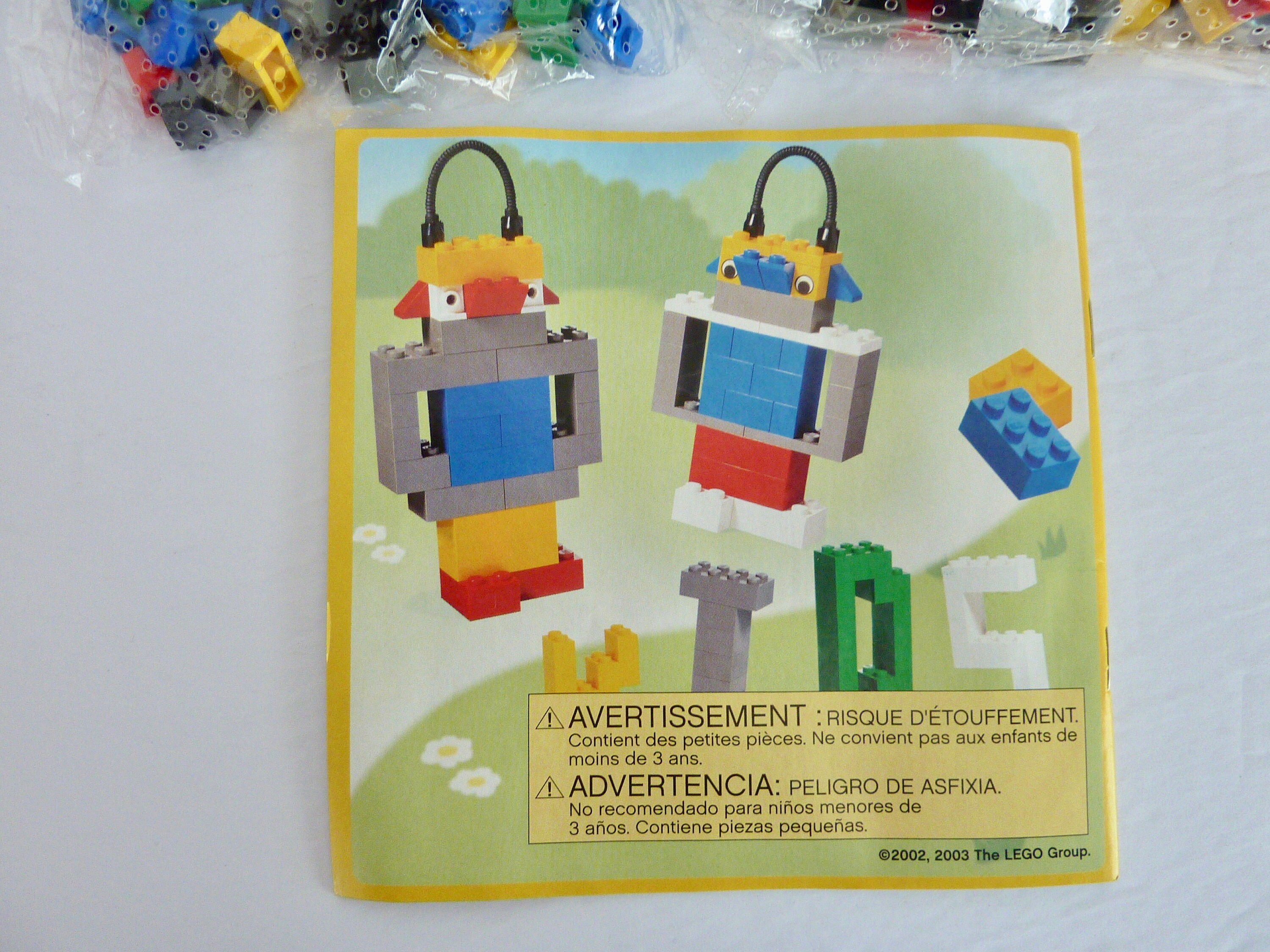 Vintage Lego Creator Basic Set 4103 in Bucket With Instructions and 200 ...