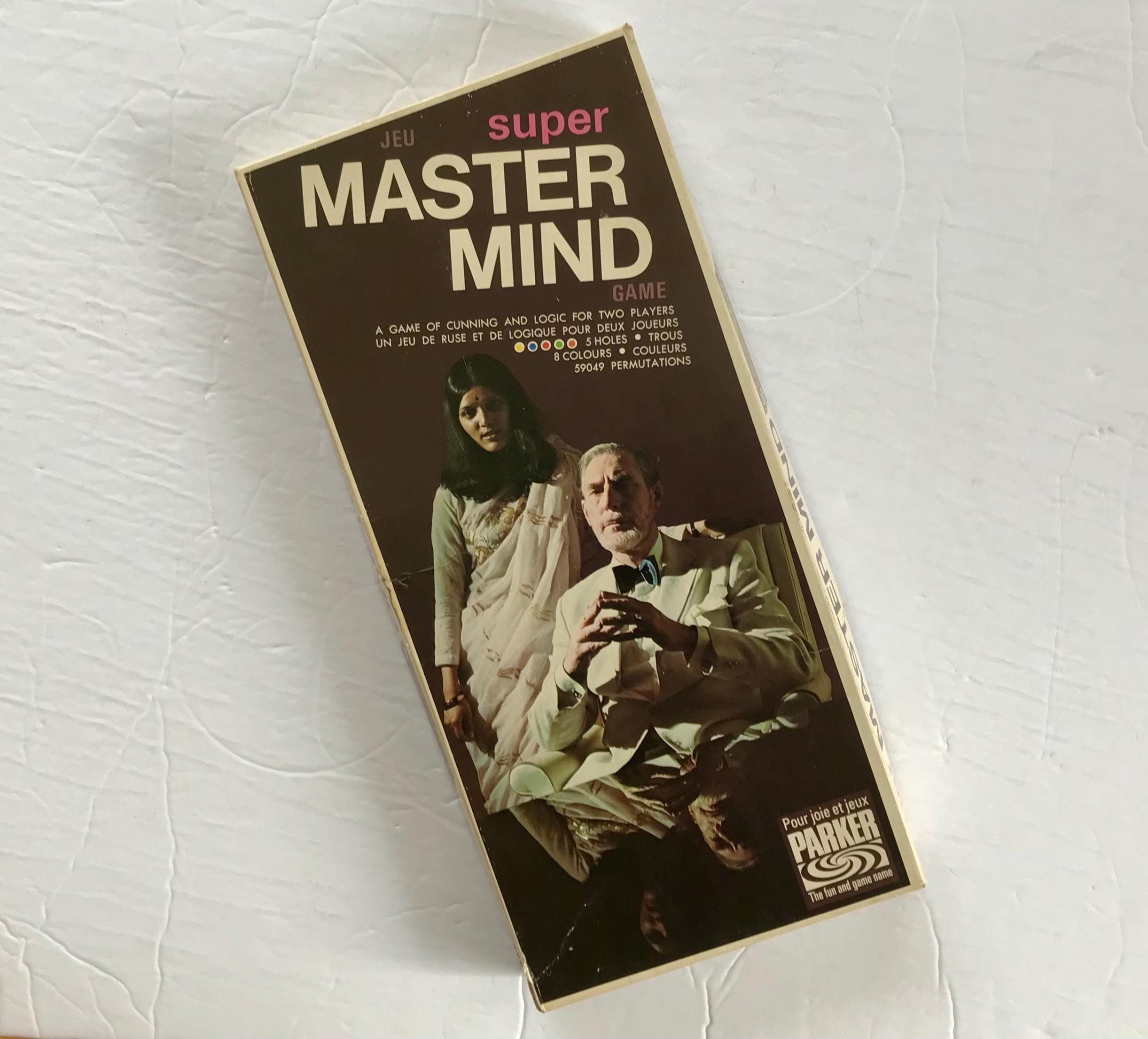 Vintage Super Master Mind Board Game, 1975 Parker Brothers, Complete ...