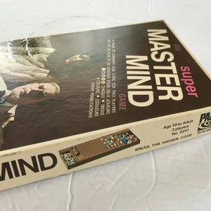 Vintage Super Master Mind Board Game, 1975 Parker Brothers, Complete ...