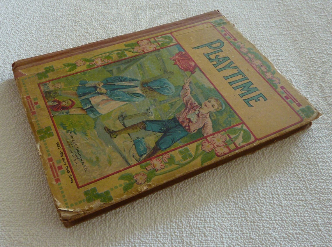 Playtime Stories Vintage Book Charles E. Graham & Co New | Etsy