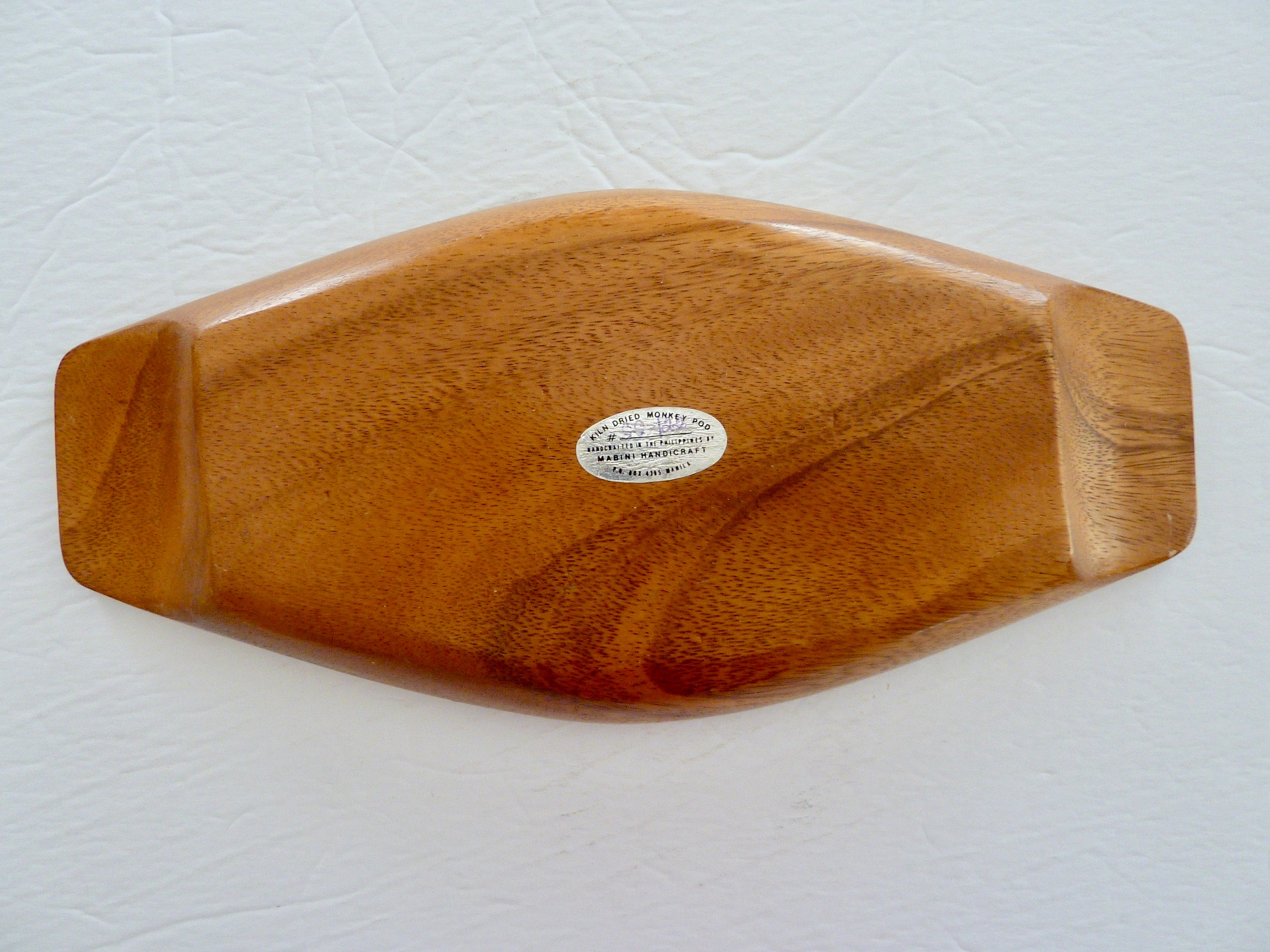 Vintage Mabini Handicraft Kiln Dried Monkey Pod - Handcrafted in the ...