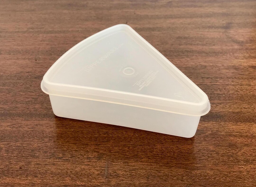 Vintage Tupperware Clear Single Pie Slice Keeper #269 - Etsy