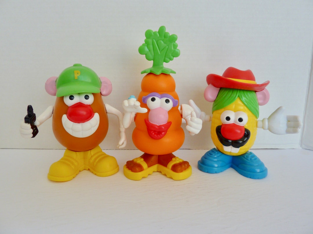 Vintage Mr Potato Head Spud Buds, Lot of 3 Vegetables Heads potato ...