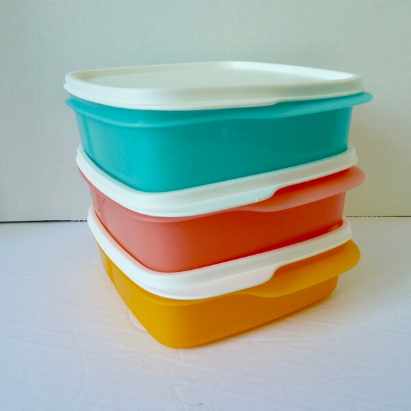 Square Tupperware - Etsy