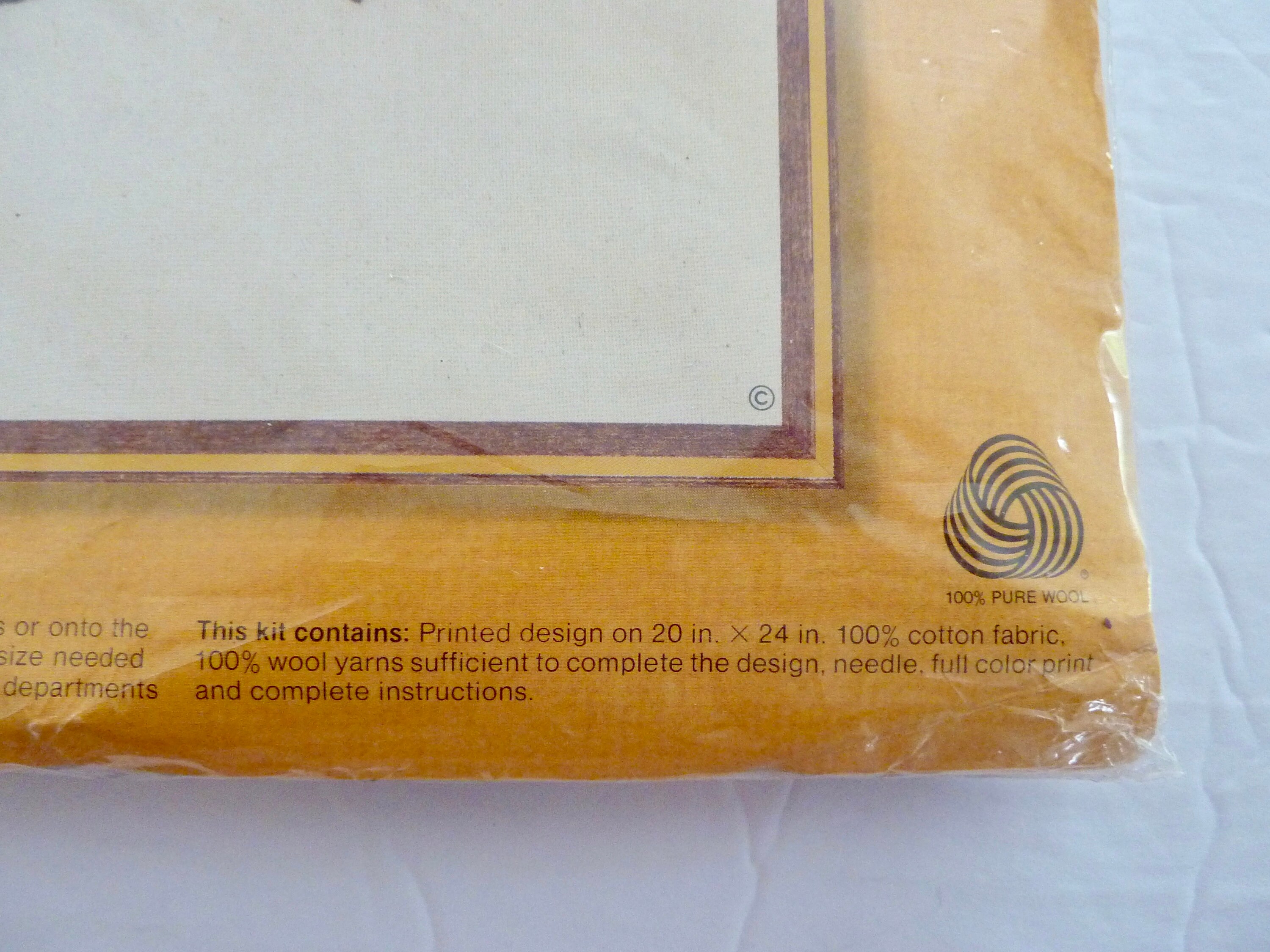 Vintage Sunset Stitchery magestic Owl Embroidery Kit From 1975 ...