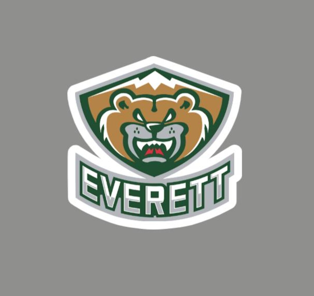 Silvertips Hockey Sticker, Hockey Decal, Everett Silvertips, Stankly ...