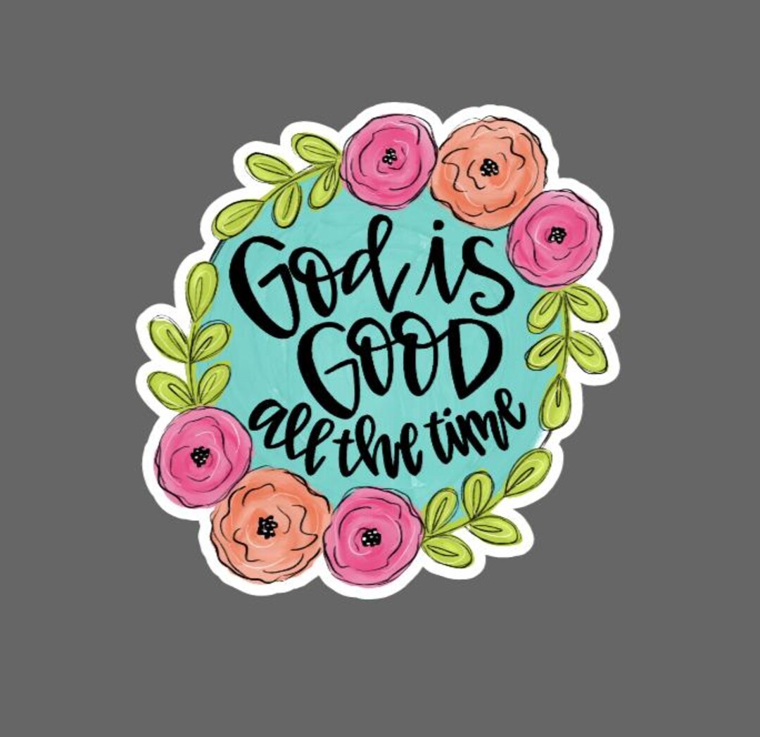 God is Good Sticker, Motivational Decal, Planner Accessory Sticker ...