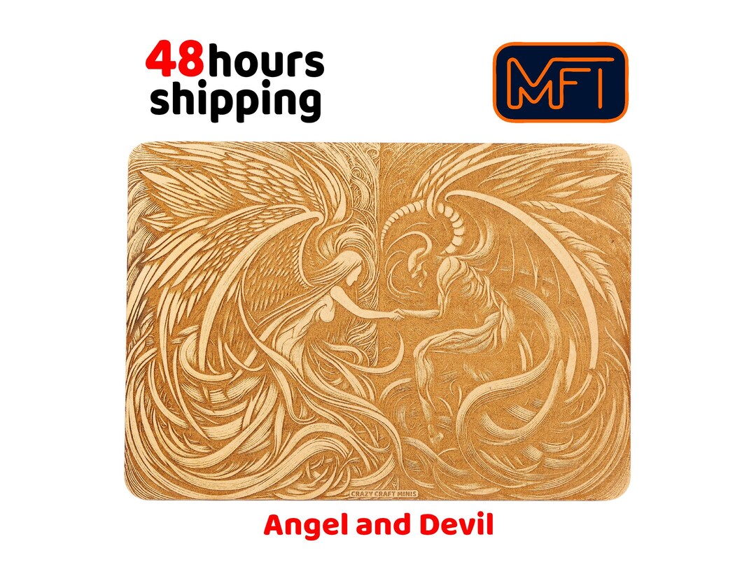 Angel and Devil Dry Brushing Texture Palette A4 / A5 / A6 Versions ...