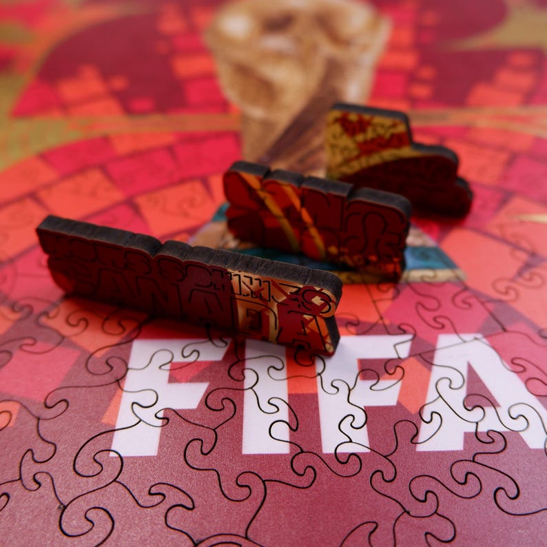 FIFA World Cup 2026 Official Licensed-canada Host Country Logo Wooden ...