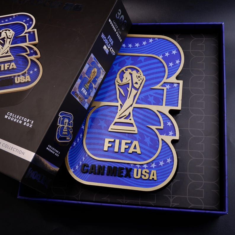 FIFA World Cup 2026 Official Licensed-usa Host Country Logo Wooden ...