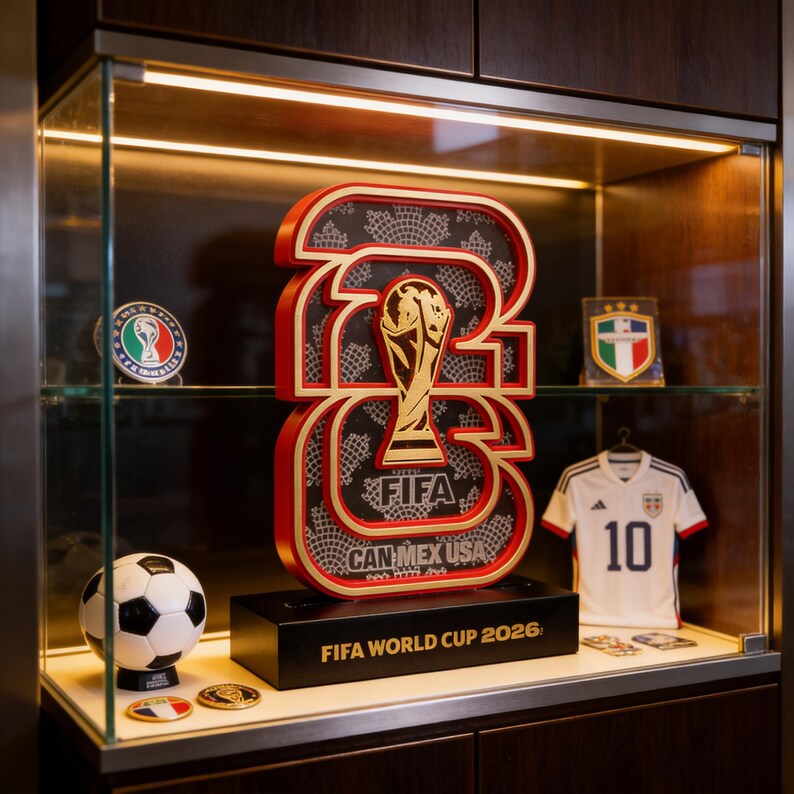 FIFA World Cup 26™ Official Licensed 3D LED Light Board，can-mex-usa ...