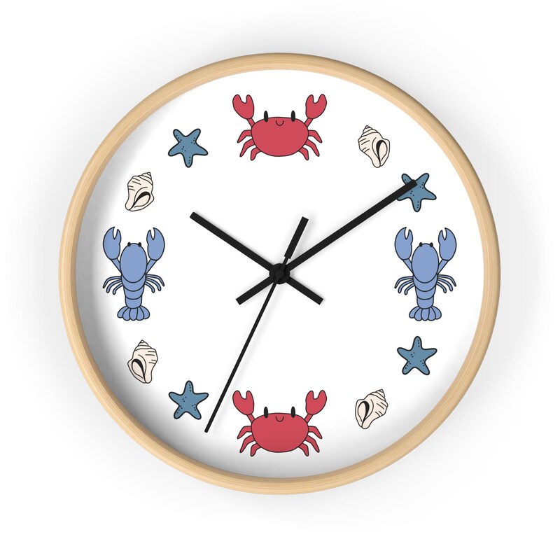 Blue Crab Clock - Etsy